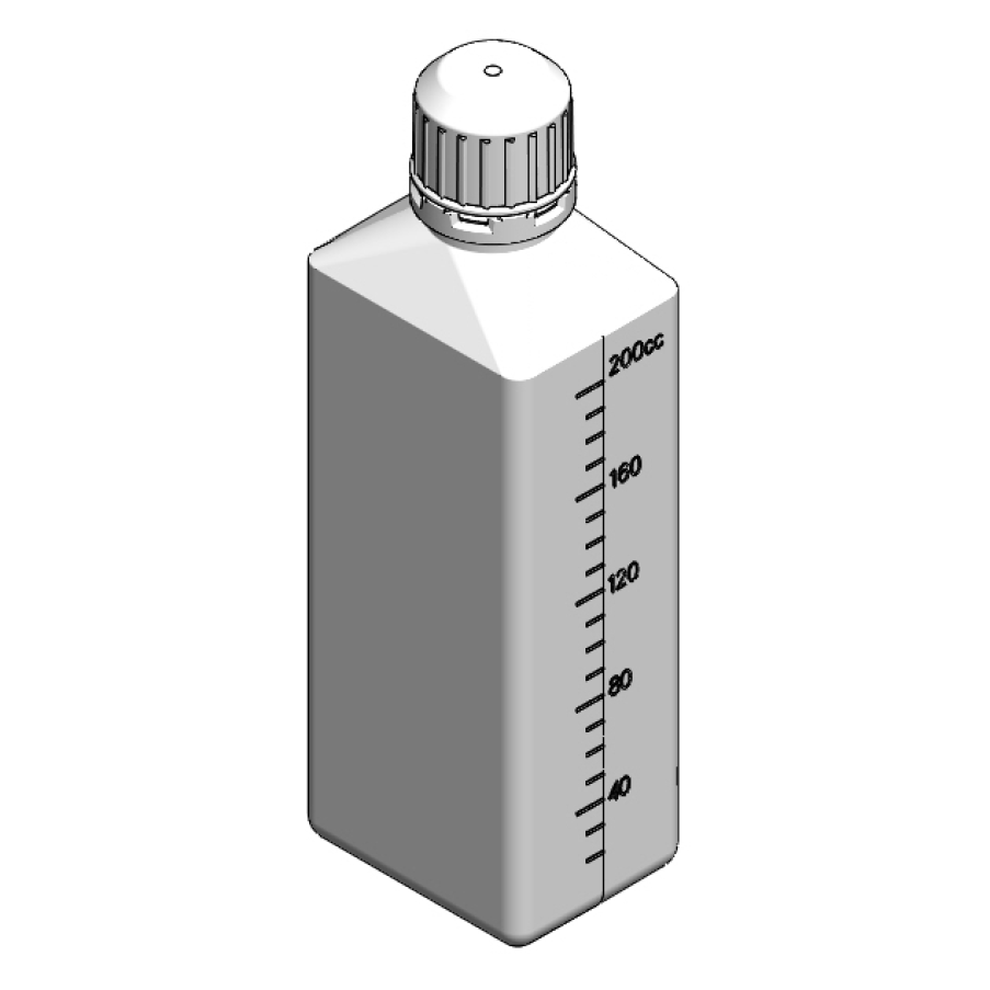 SW-200 Flat Liquid Bottle SW-200