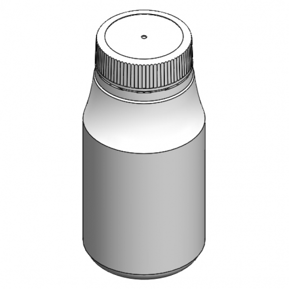 BOK-200 Round Intact Screw Bottle BOK-200